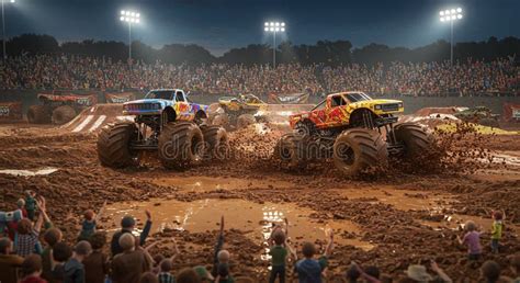 Monster Truck Rally Stock Illustrations 845 Monster Truck Rally Stock