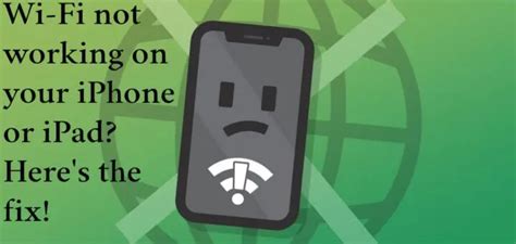 Fix Wifi On IPhone IPad If Wi Fi Is Not Working On Your Device