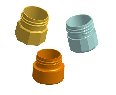 Small Bottle Cap Container By Dodasch Download Free Stl Model
