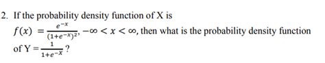 Solved If The Probability Density Function Of X Is Chegg
