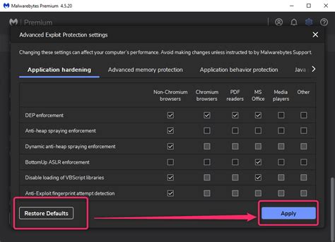 Block Of Windowscontrolpanel Applicationbehaviorprotection Exploit
