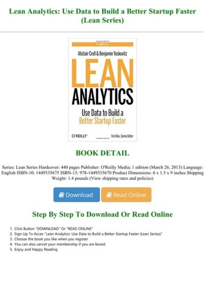 lean analytics use data