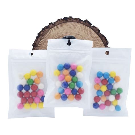 1005001000 Black Or White Food Safe Quickqlick™ Flat Candy Bags With