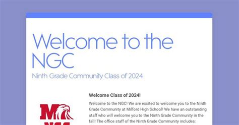 Welcome To The Ngc