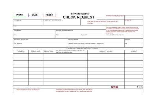 Free Printable Check Request Form Templates Pdf Word Excel