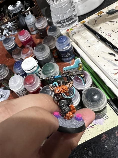 Test Model For Bezerker Done Rwarhammer40k