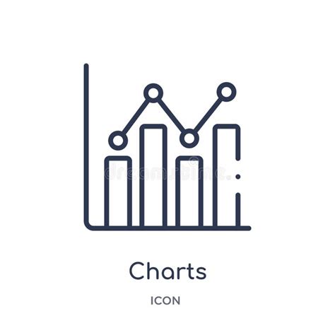 Linear Charts Icon From Business And Analytics Outline Collection Thin
