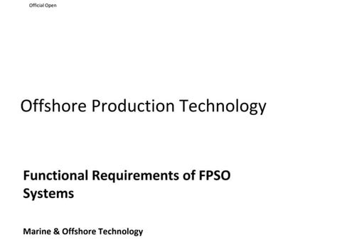 Fpso Systems 1 Pdf