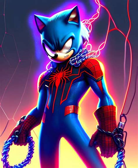 Sonic As Spider Man By Shaggymilk On Deviantart