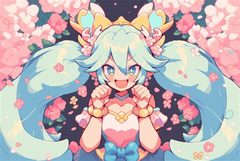 Girl With Pale Blue Hair By Tuwalg On Deviantart