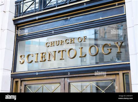 Church Of Scientology Sign On The Church Facade San Francisco