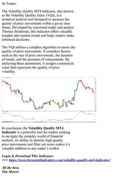 Forex Mt4 Indicators [download] Volatility Quality Mt4 Indicator Milled
