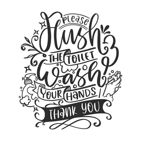 Toilet Signs Quotes Funny Bathroom Sign Svg Bundle 35 Quotes And