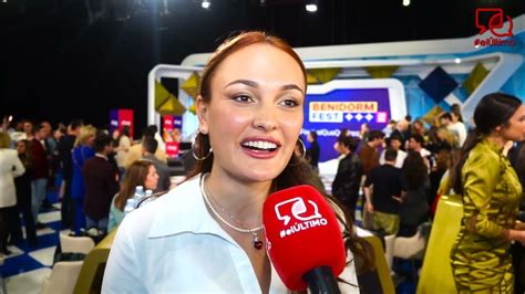Sofía Martín Estoy Disfrutando Y Aprendiendo En El Benidorm Fest Procesando Todo Youtube