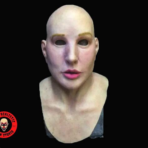 Realistic Silicone Female Masks Etsy