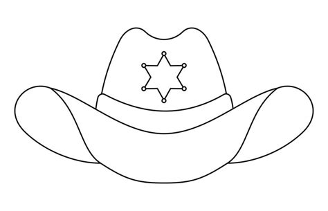Cowboy Hat Template 10 Free Pdf Printables Printablee In 2025
