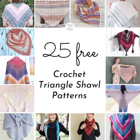 Easy Crochet Triangle Shawl Easy Triangle Shawl Crochet Pattern Tzzc