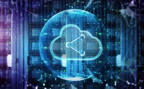 Cloud Storage Technology Concept Stock Illustration Illustration Of Online Connectivity