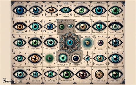 Symbolic Chart Evil Eye Color Meaning Success