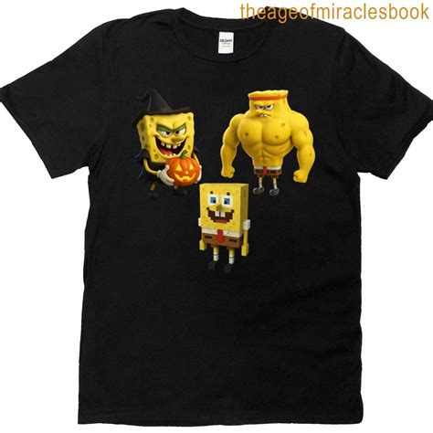 Pack Spongebob Vs Patrick Star Spongebob Minecraft Spongebob Halloween T Shirt