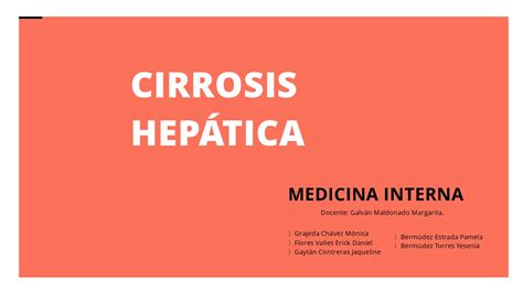 Cirrosis Hepatica At Emaze Presentation
