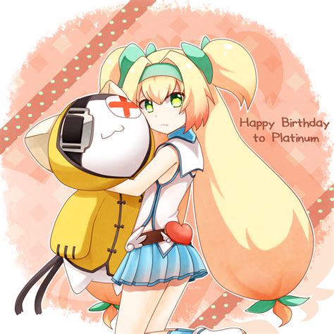 Safebooru 1girl 3 T Blazblue Blonde Hair Doll Heart Heart Eyes