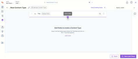 Create A Content Type Contentstack