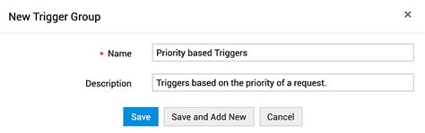 Request Custom Triggers