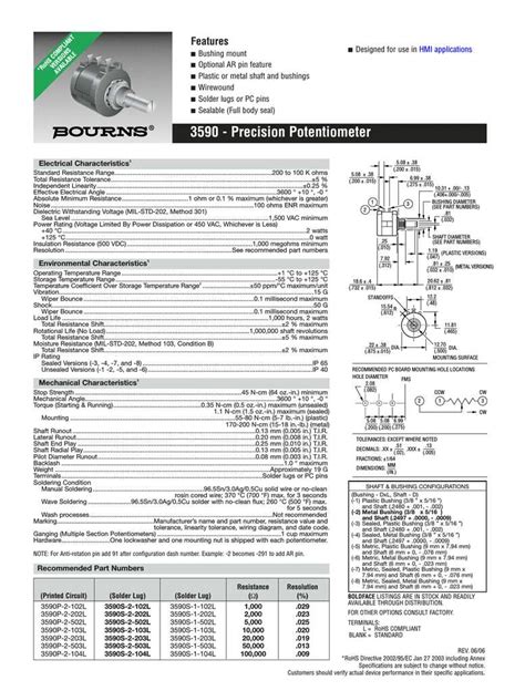 How To Wire A Bourns Potentiometer A Comprehensive Diagram Guide