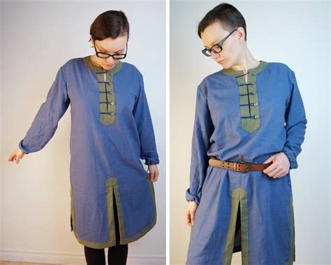 Sewing Pattern Viking Style Tunic 2 Different Models Etsy