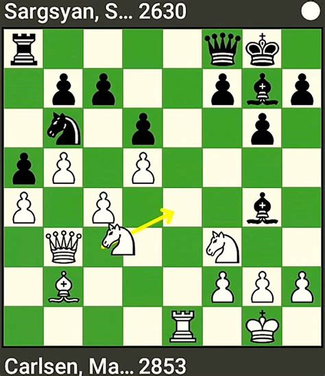 Carison Magnus 2853 Vs Sargsyan Shant 2630 Winning Knight 1 0 9th May Late6 2023 Youtube