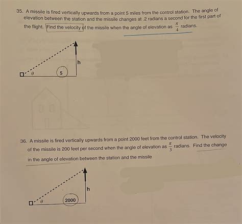 [solved] 35 a missile is fired vertically upwards solutioninn