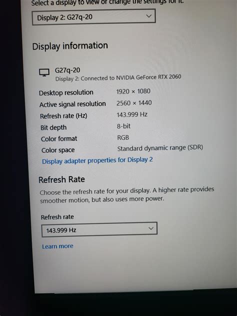 How To Get Desktop Resolution To Match Active Signal Resolution I Tried Changing It To Another
