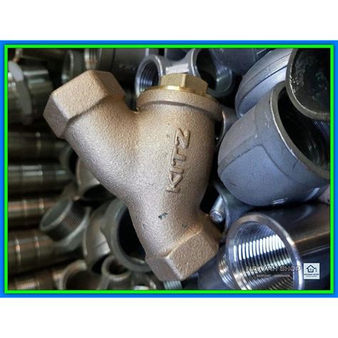 Jual Y Stainer Valve 15 Inch Kitz Class 150 Wog Kuningan Brass Origin