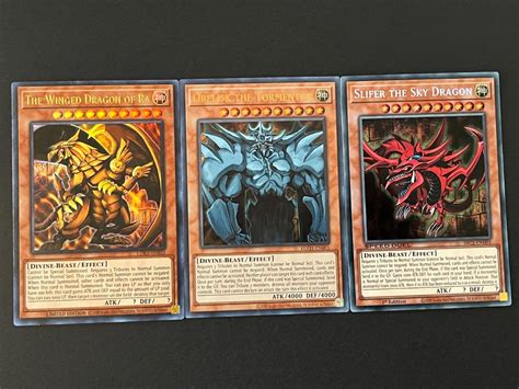 Dragon Ball Collectible Figures And Bobbleheads Yu Gi Oh 3 Egyptian God