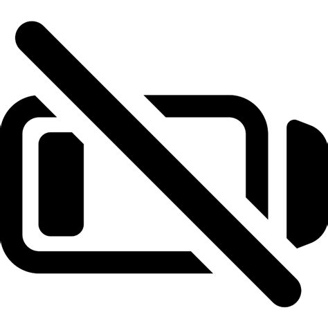 Battery Uncharged Vector SVG Icon SVG Repo