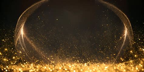 Golden Particle Light Effect Dynamic Video Video Mp4 Template Free Download Pikbest