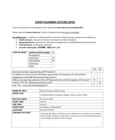 FREE Sample Outline Templates In PDF MS Word PPT