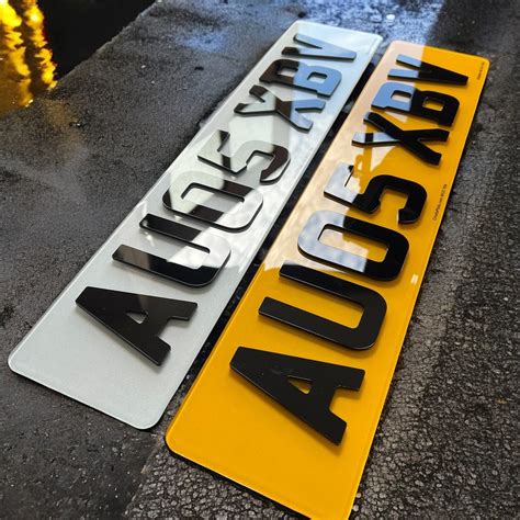 4d Acrylic Plates Road Legal Creata Plate