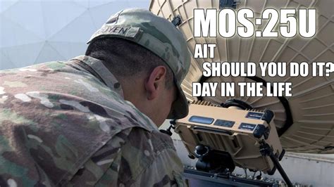 25u Signal Support Specialist Ait Day In The Life Etc Youtube