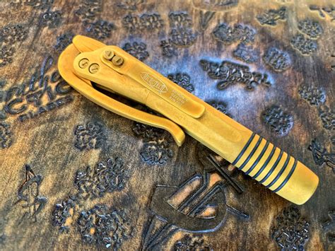 Microtech Siphon Ii Tan Pvd Stainless Steel