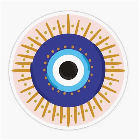 Evil Eye Vinyl Sticker In 2024 Cute Backgrounds Phone Stickers