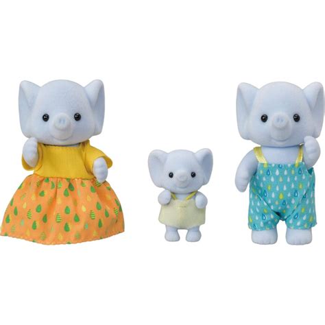 Figurines Set Famille Éléphant Sylvanian Families Meccha Japan