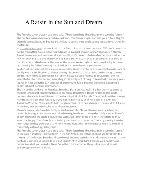 A Raisin In The Sun Mama Quotes