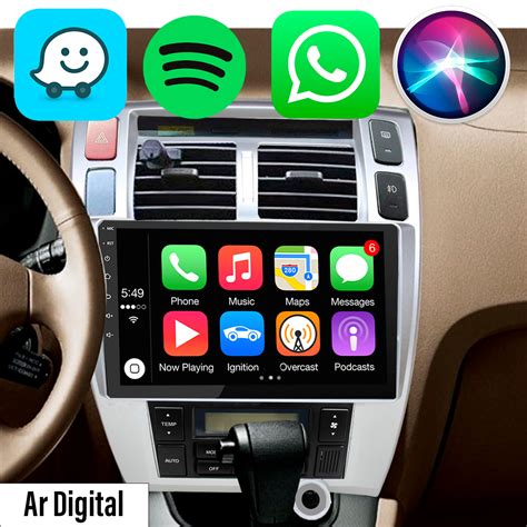 Kit Multimídia Hyundai Tucson 2007 2016 9 Carplay Android Auto Ecarshop