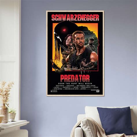 Predator Movie Poster Predator Film Poster Sci Fi Movie Poster 1