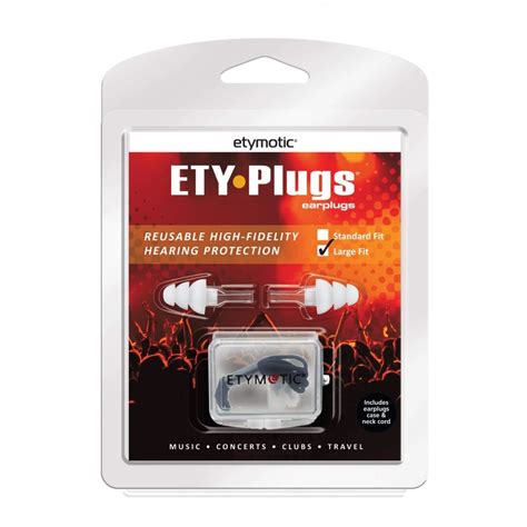 Etymotic Er20 Ety Plug Large Clear Stem White Tip Gear4music