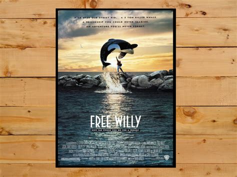 Poster Quadro Decorativo Filme Free Willy 1993 Elo7