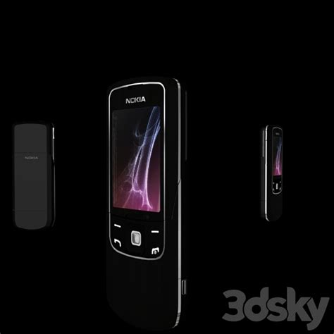 Nokia 8600 Luna - Phones - 3D model