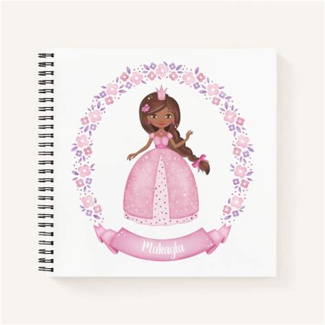 Princess Notebook Zazzleca